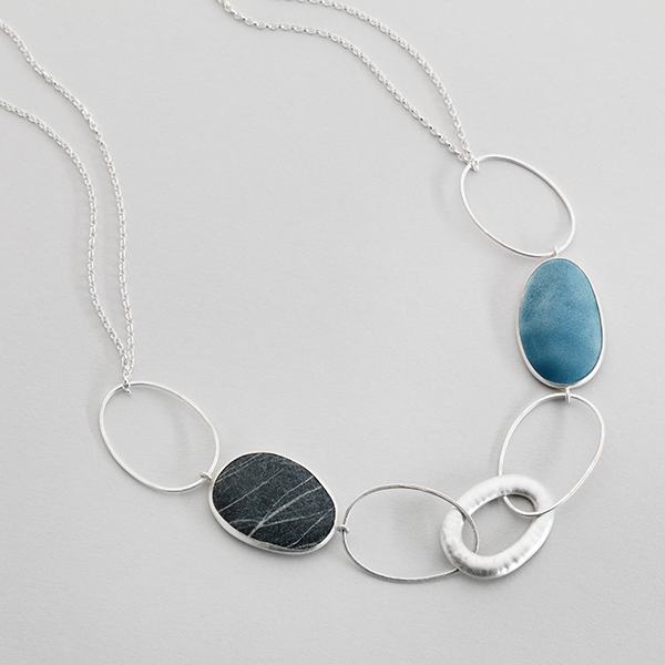 Component Necklace with Iona Pebble – Aosdana